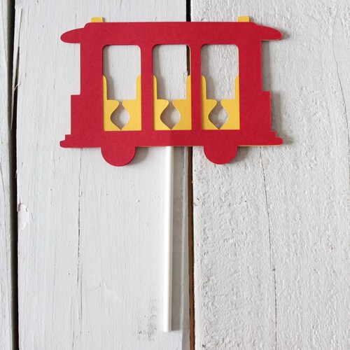Daniel Tiger Trolley Inspired Cake Topper - Etsy