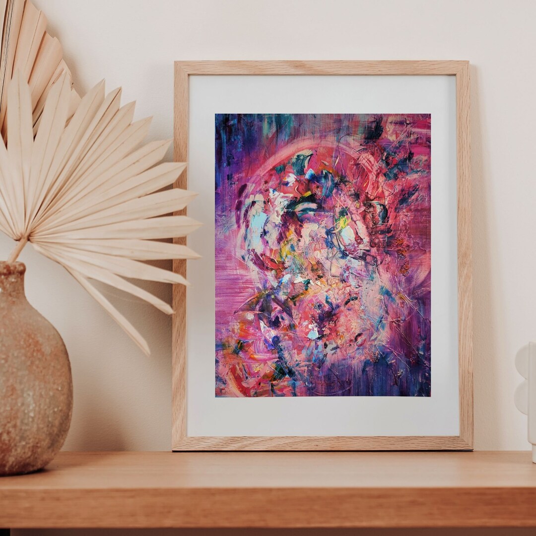 Ethereal Wind Letter Sized Abstract Expressionist Art Print From ...