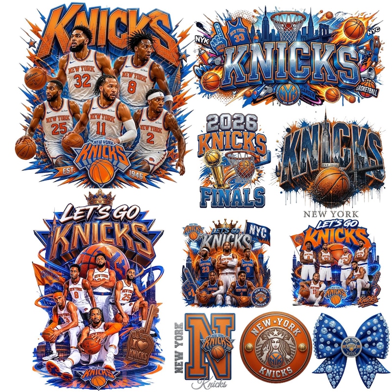 Knicks Basketball Artwork - Etsy