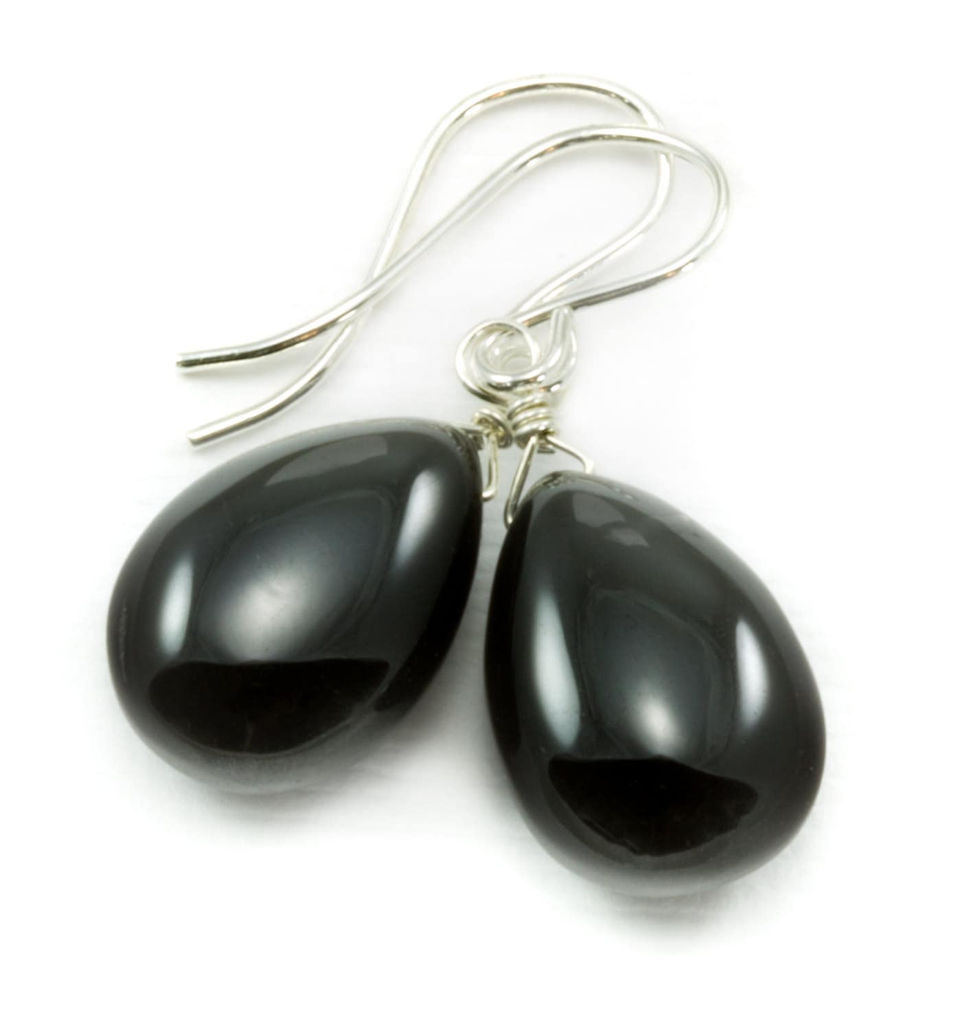 Black Spinel Earrings 14k Solid Gold or Filled or Sterling | Etsy