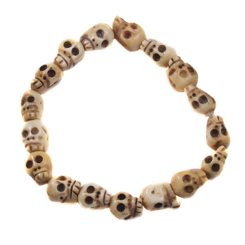 Bone Skull Bead - Etsy