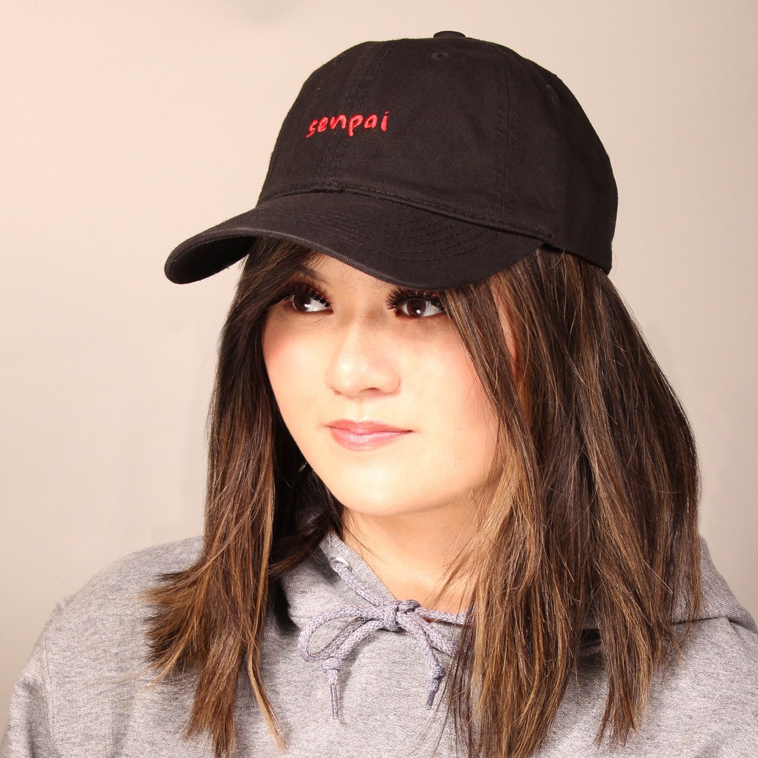 Senpai Dad Cap- Black - Etsy