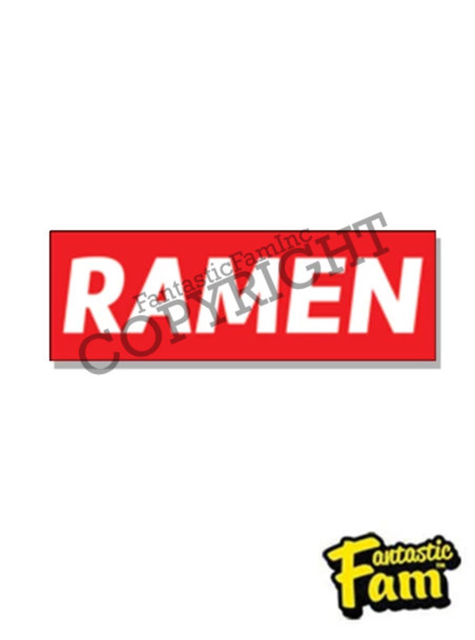 RAMEN Sticker | Etsy