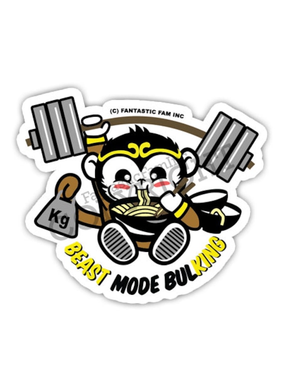 Beast Mode Sticker | Etsy