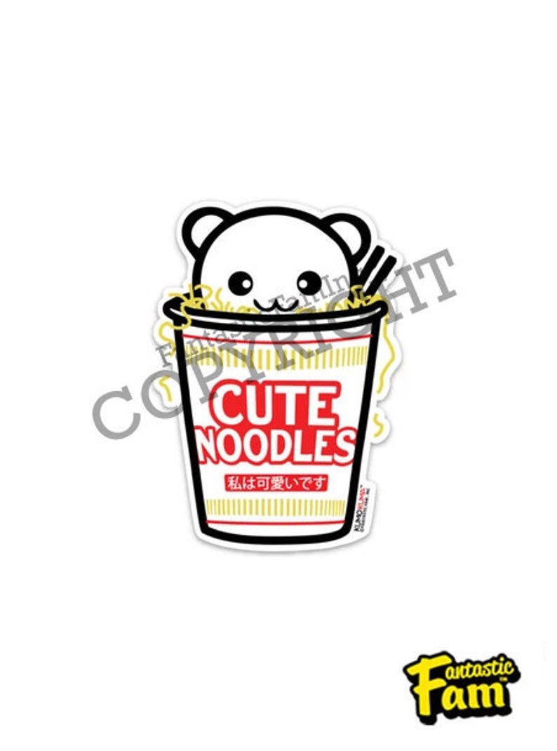 Cute Noodles Sticker - Etsy