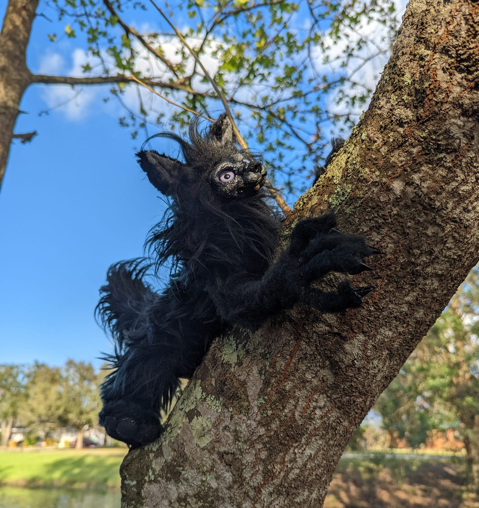Were Pup Posable Art Doll Midnight - Etsy