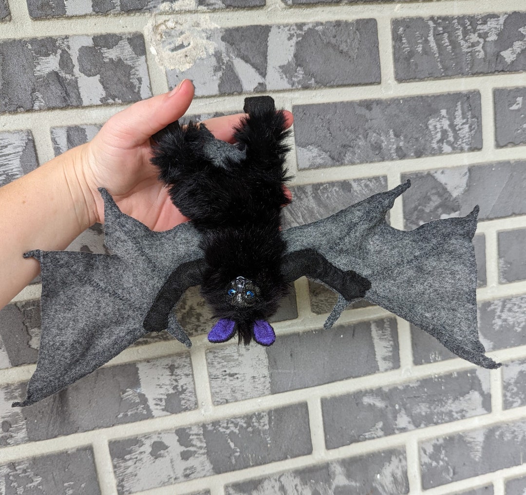 Little Black Bat Posable Art Doll - Etsy