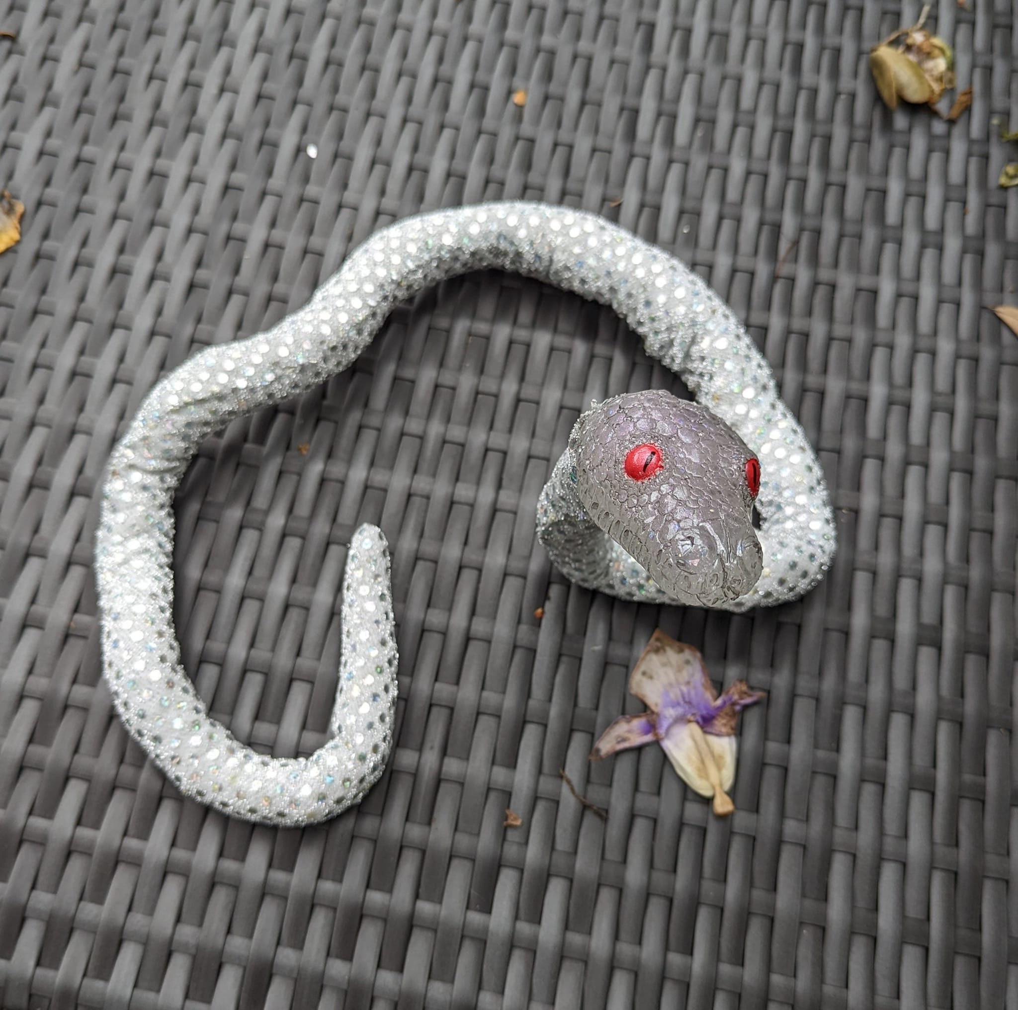 Snake Posable Art Doll Albino - Etsy