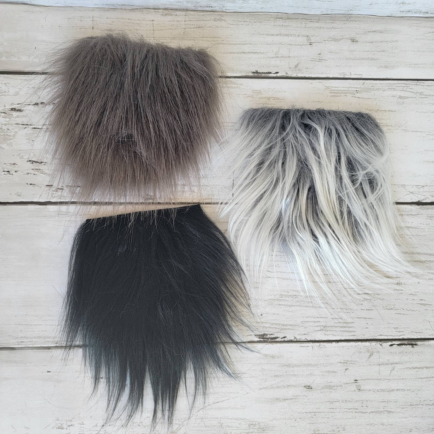 Gnome Beards 10pc Bundle 3x3 Gnome Beard Gray Black - Etsy