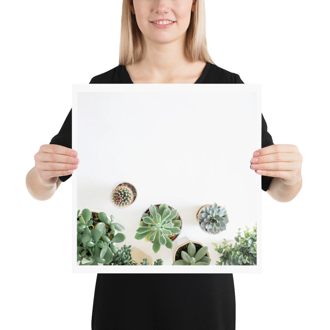 Greenery Wall Art Poster Succulents Print Plants Print - Etsy