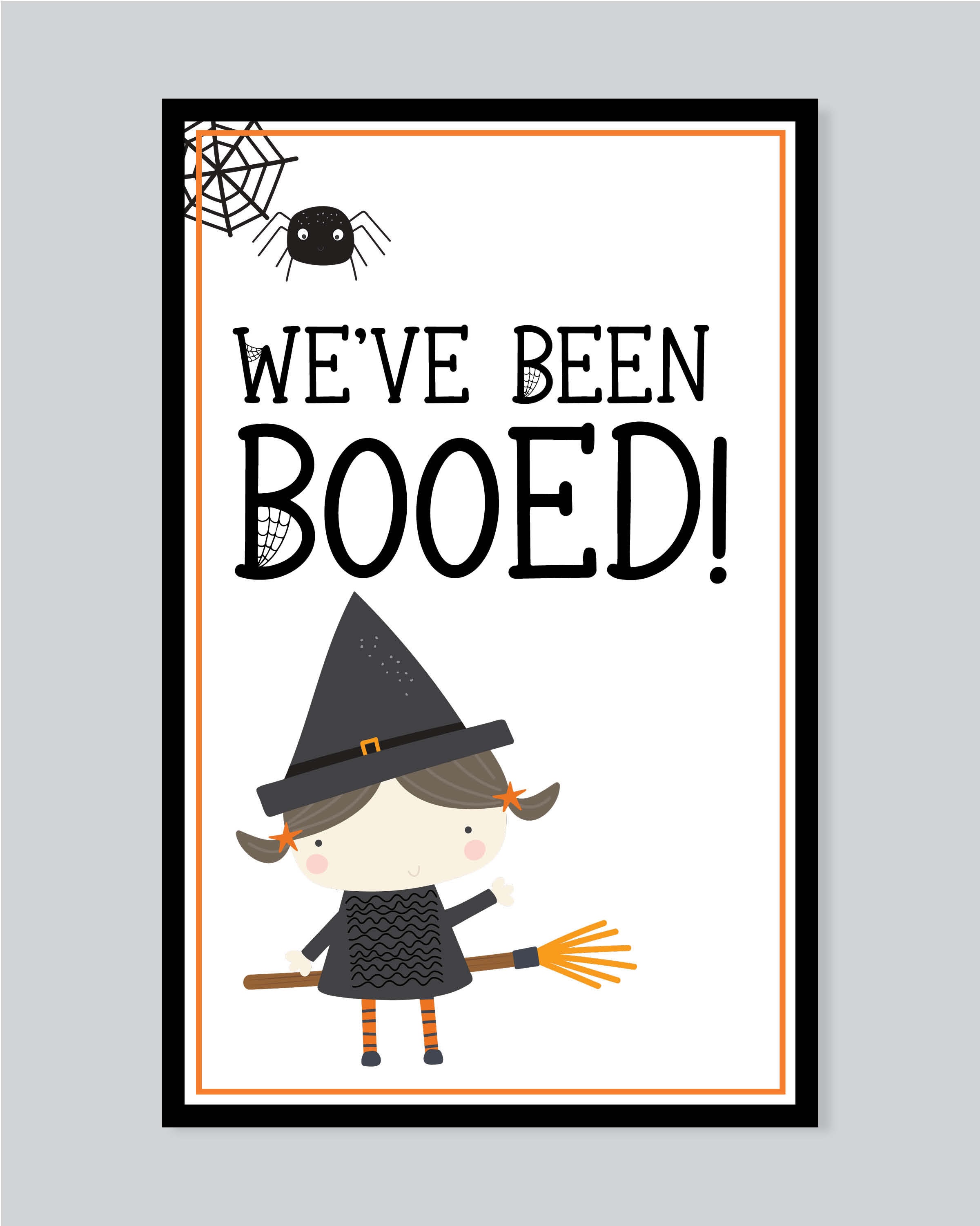 You've Been Booed Sign - Etsy