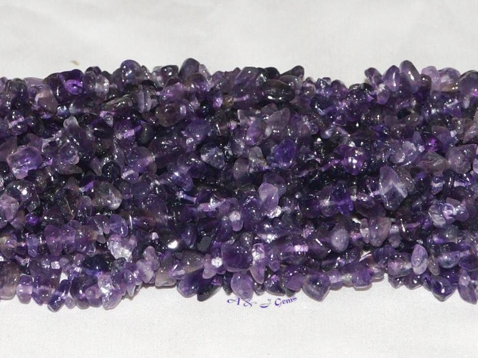 Sewing & Fiber Craft Supplies & Tools Macrame Amethyst Chip Beads 33 ...