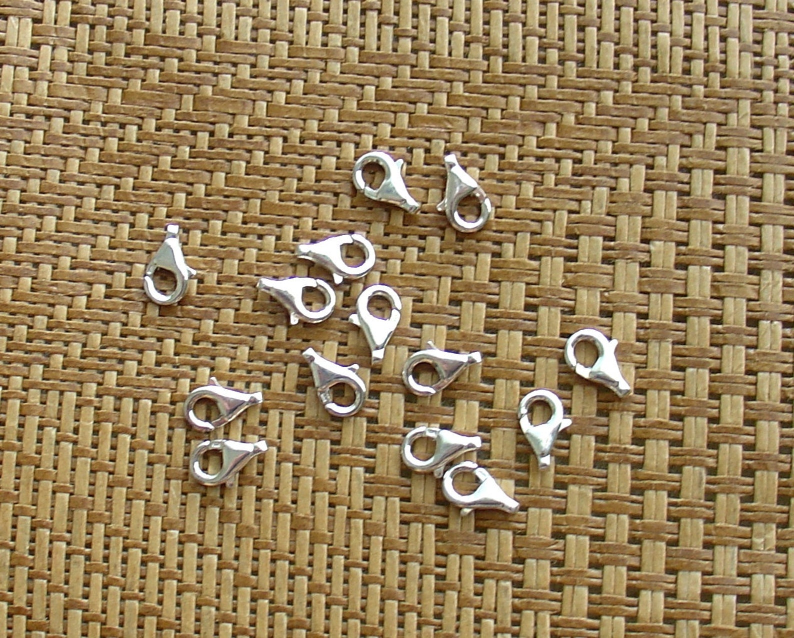 Sterling Silver Lobster Clasp 6 PCS - Etsy