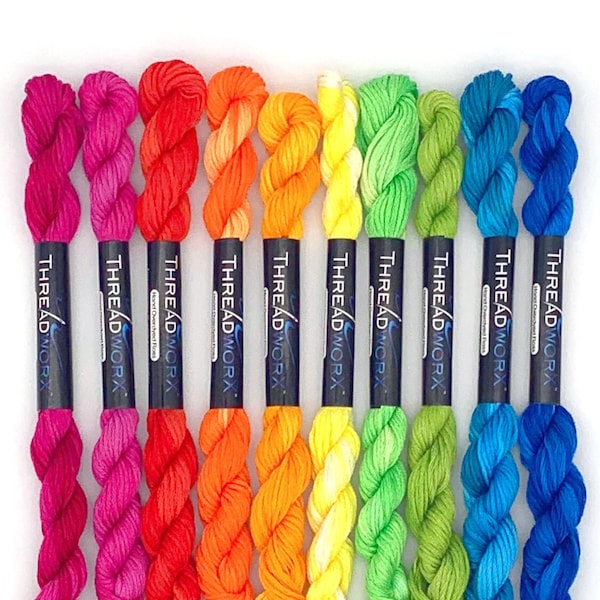 Neon Embroidery Floss - Etsy