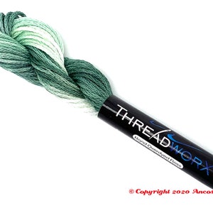Threadworx Christmas Collection - 10 Colors Variegated Embroidery Floss ...