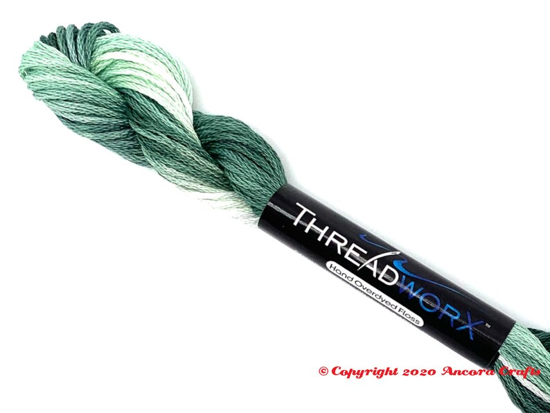 Threadworx Christmas Collection - 10 Colors Variegated Embroidery Floss ...