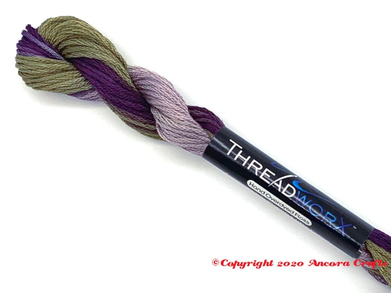 Threadworx Earth Collection 10 Colors Variegated Embroidery | Etsy