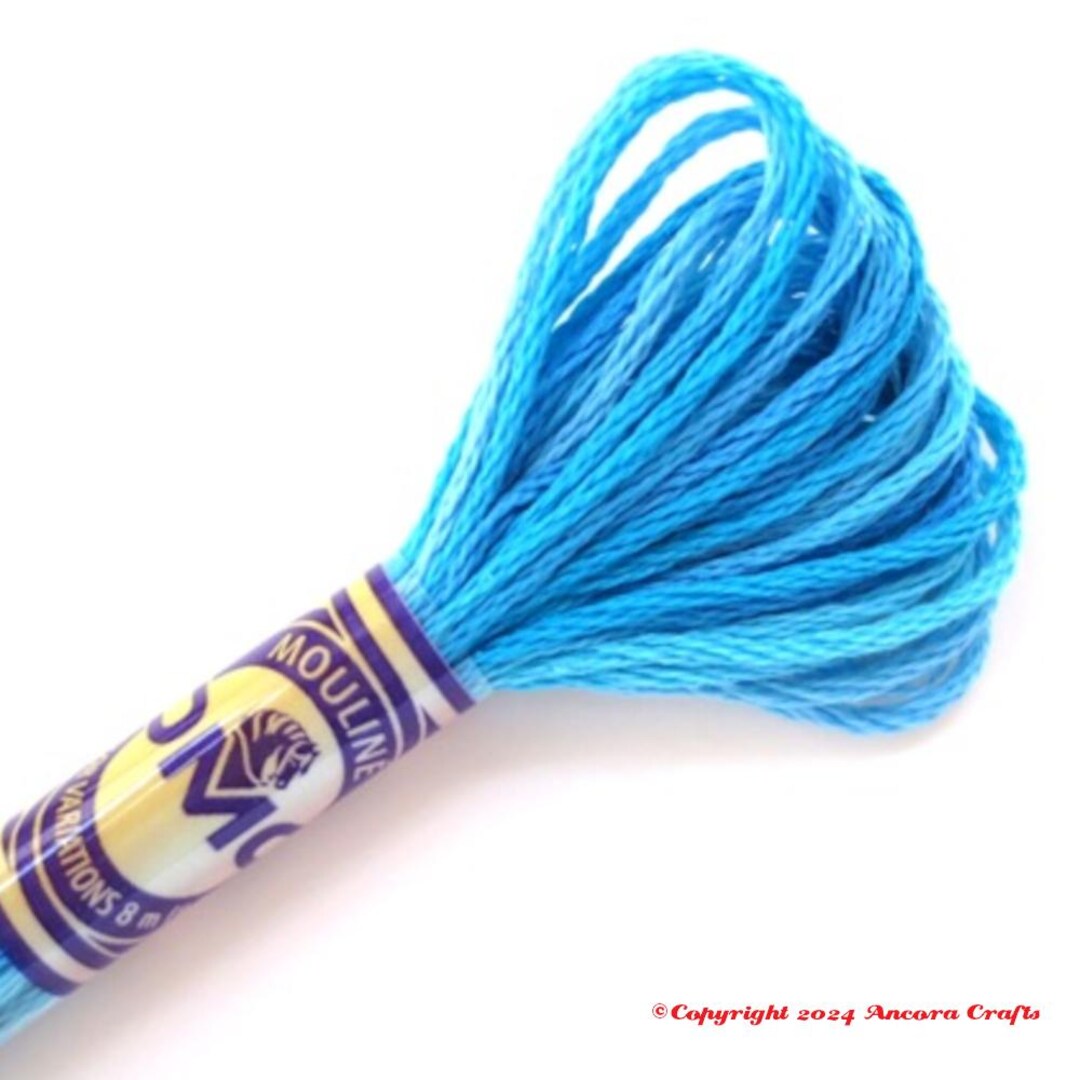 DMC 4022 Variegated Embroidery Floss Mediterranean Sea - Etsy