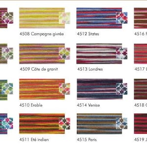 DMC Coloris Variegated Embroidery Floss - 24 Color Collection Bundle - Etsy