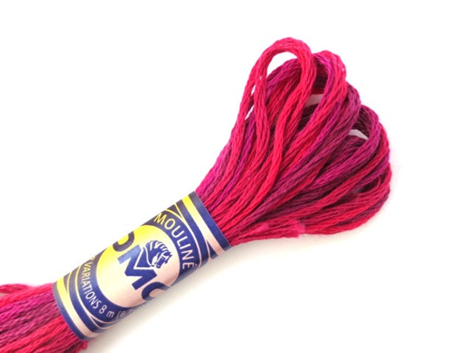 DMC 4210 Variegated Embroidery Floss Radiant Ruby - Etsy