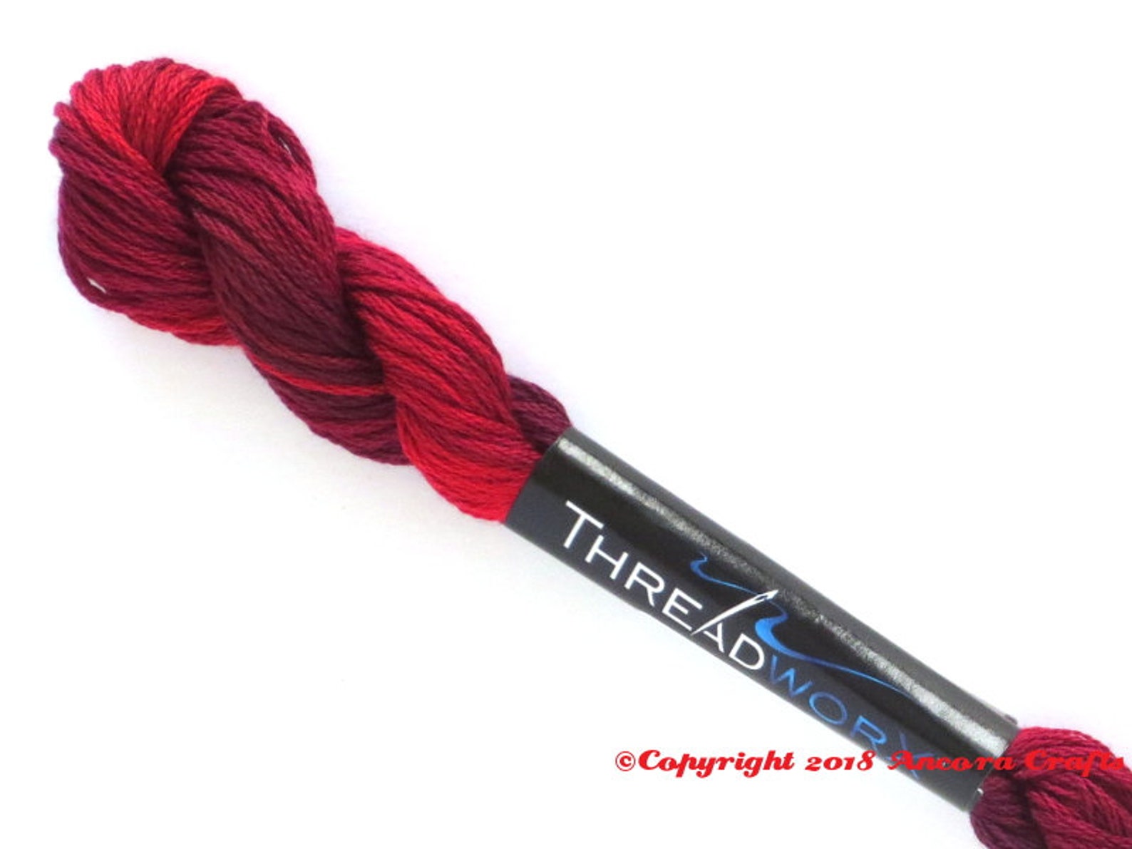 Threadworx Christmas Collection - 10 Colors Variegated Embroidery Floss ...