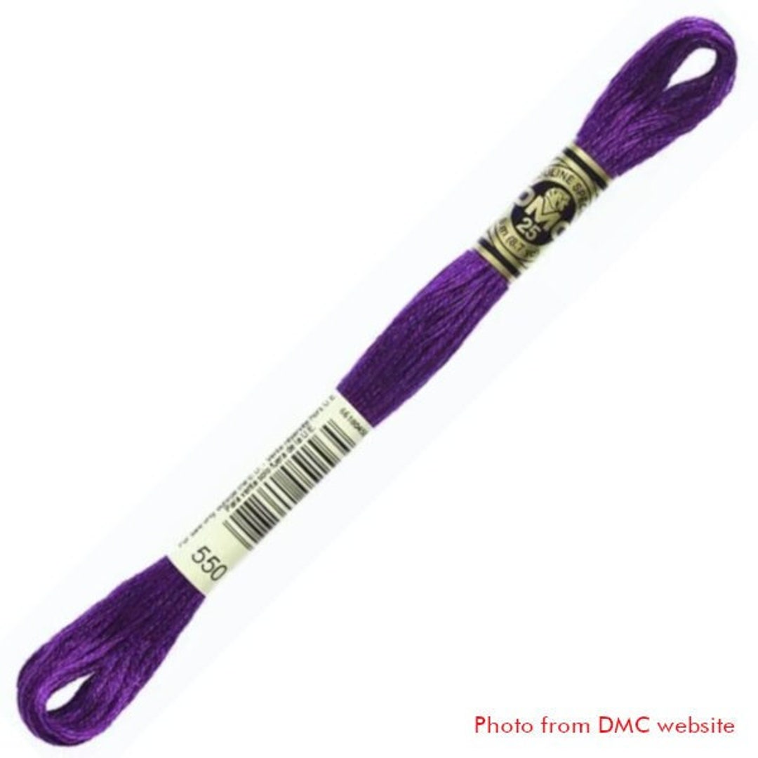 DMC 550 Floss - 6 Strand Embroidery Floss - Very Dark Violet - Etsy