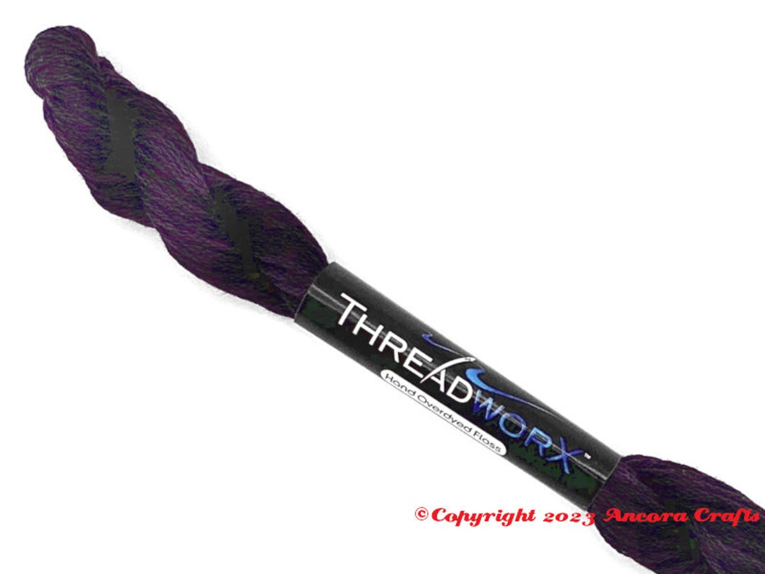 Threadworx 11581 Variegated Embroidery Floss Eggplant - Etsy