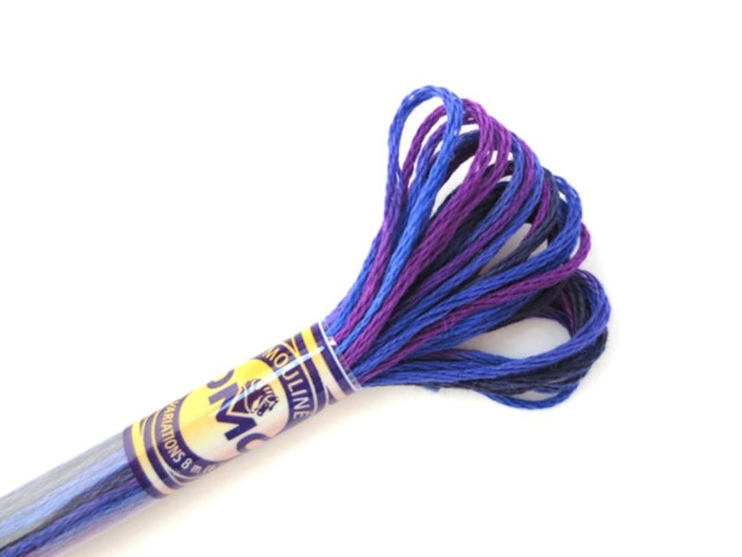 DMC 4245 Variegated Embroidery Floss Mystical Midnight - Etsy