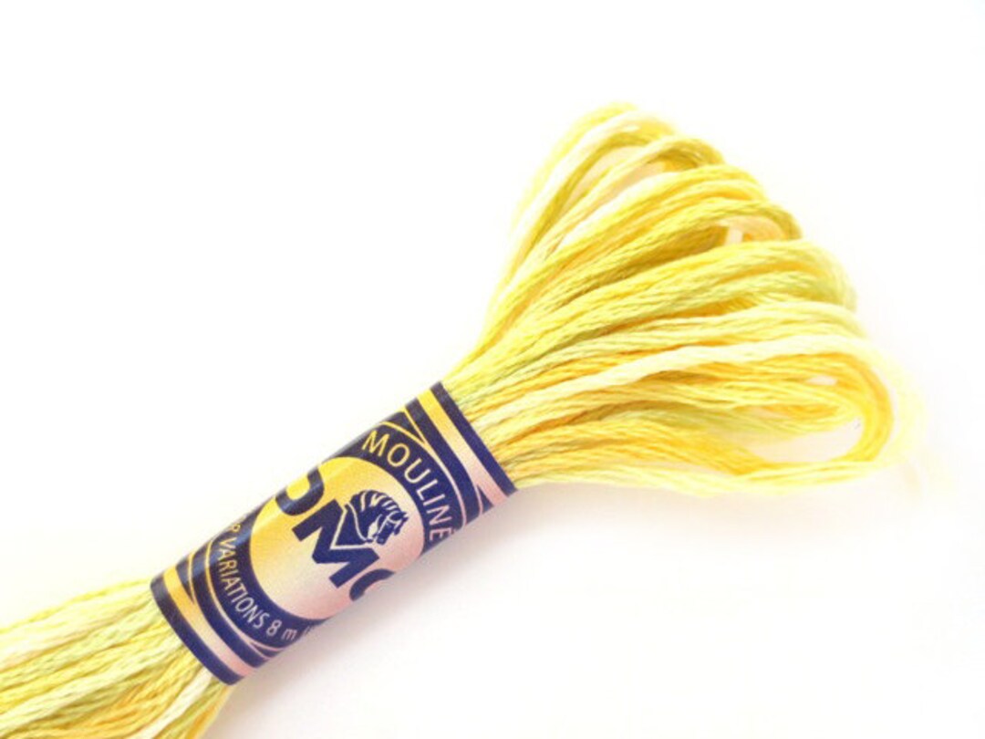 DMC 4080 Variegated Embroidery Floss Daffodil Fields - Etsy