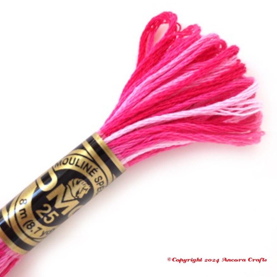 DMC 48 Variegated Embroidery Floss Baby Pink Shaded Ombre - Etsy