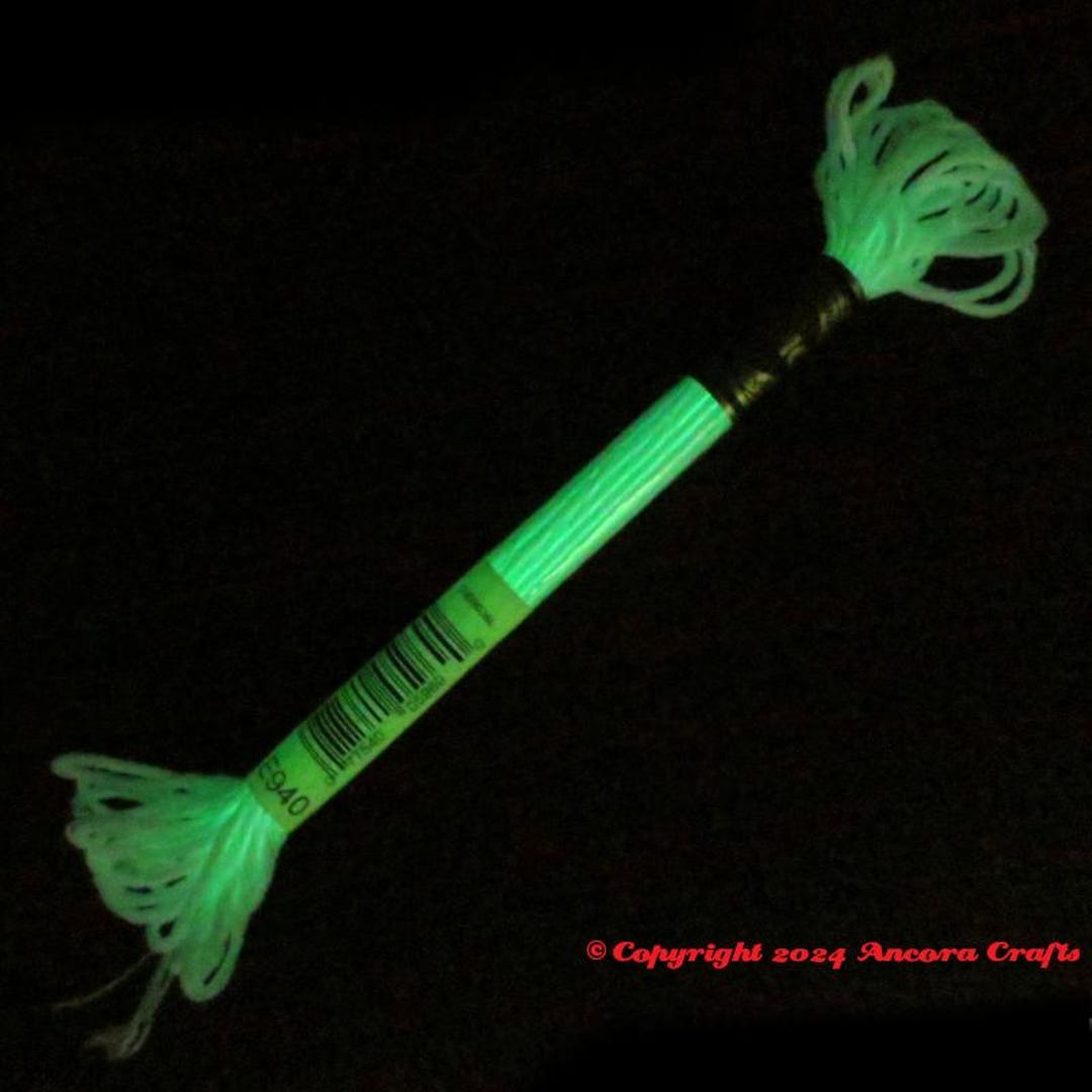DMC Glow in the Dark E940 6 Strand Floss - Etsy