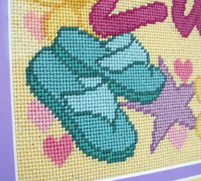 Girly Girl Cross Stitch Pattern and Needlepoint Pattern PDF | Etsy