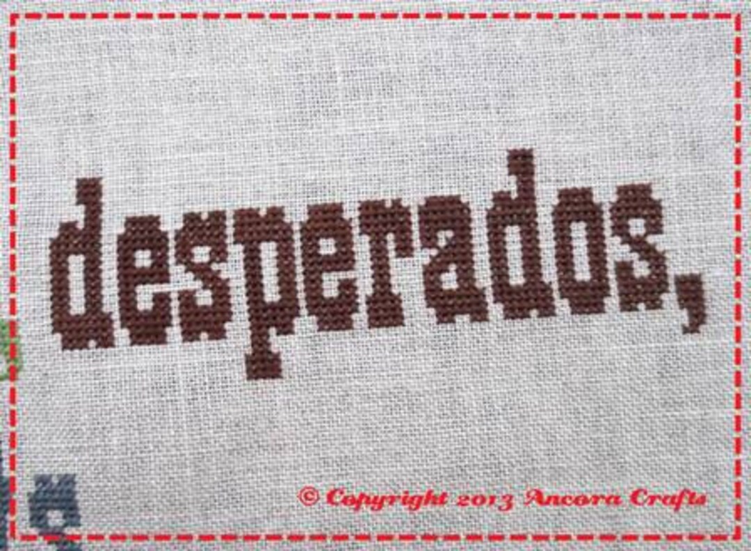 Country Western Cross Stitch and Needlepoint Alphabet Old West PDF - Etsy