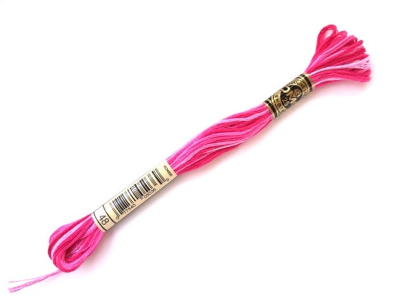 DMC 48 Variegated Embroidery Floss Baby Pink Shaded Ombre - Etsy