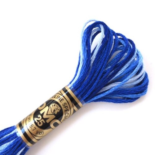 DMC 92 Variegated Embroidery Floss Green Shaded Ombre - Etsy