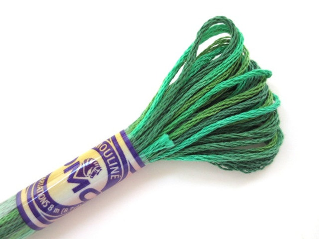 DMC 4047 Variegated Embroidery Floss Emerald Isle - Etsy