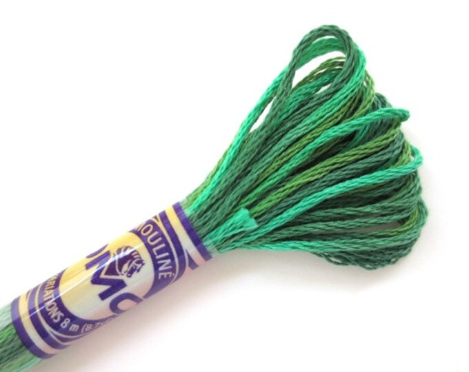 DMC 4047 Variegated Embroidery Floss Emerald Isle - Etsy