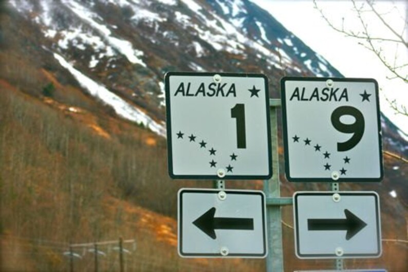 Alaska Highway Road Sign Cross Stitch Pattern PDF - Etsy