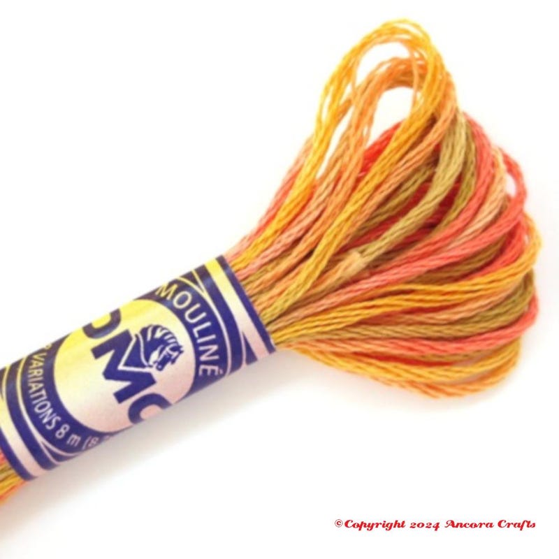 Dmc Floss Sunset - Etsy