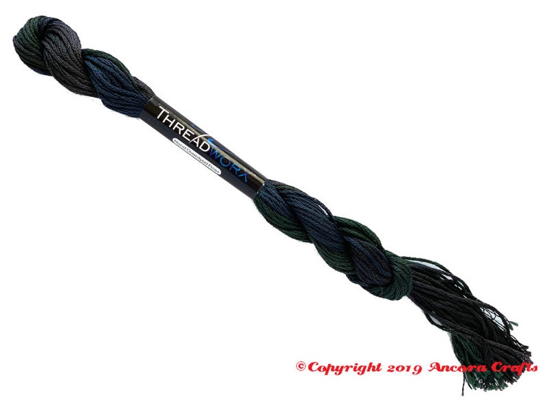 Threadworx 1070 Variegated Embroidery Floss Rocky Mountain - Etsy
