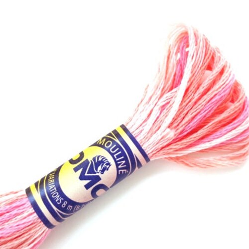 DMC 92 Variegated Embroidery Floss Green Shaded Ombre - Etsy