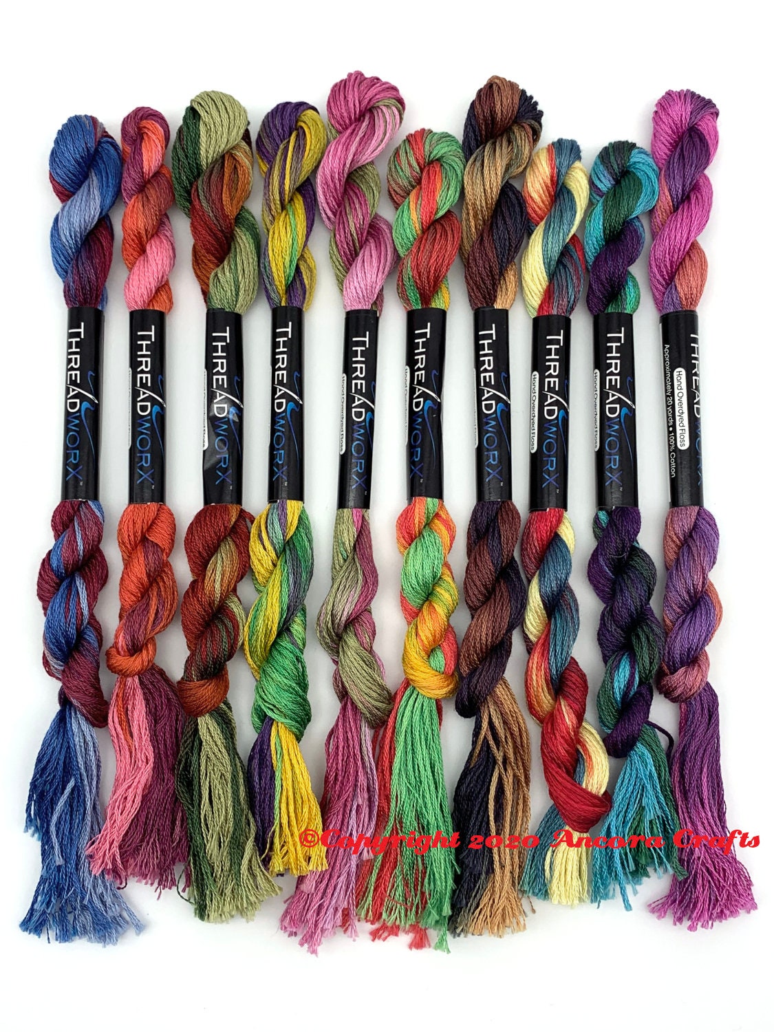 Threadworx 1039 Variegated Embroidery Floss Autumn Leaves | Etsy