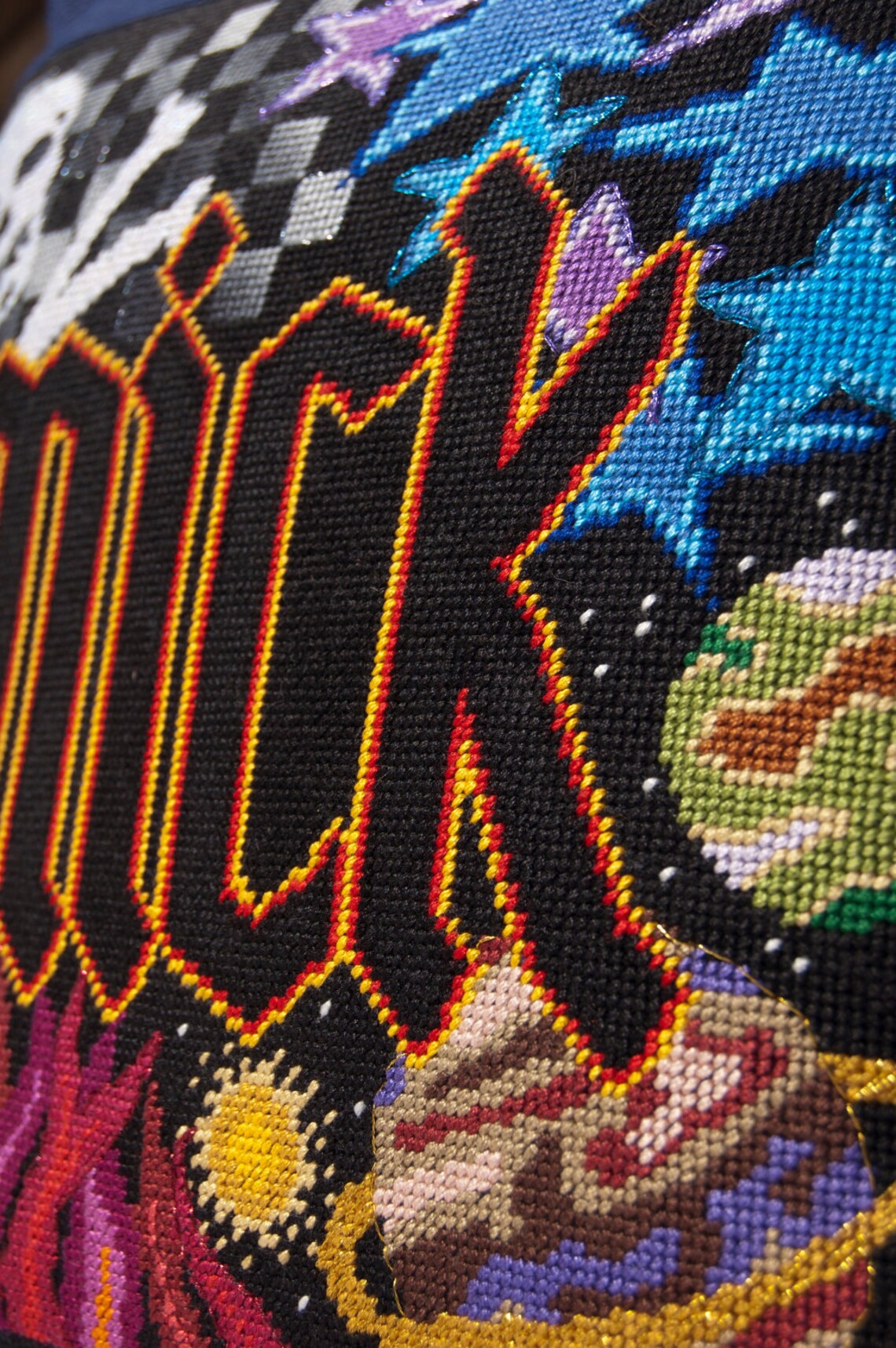 Rock on Cross Stitch Pattern and Needlepoint Pattern PDF - Etsy