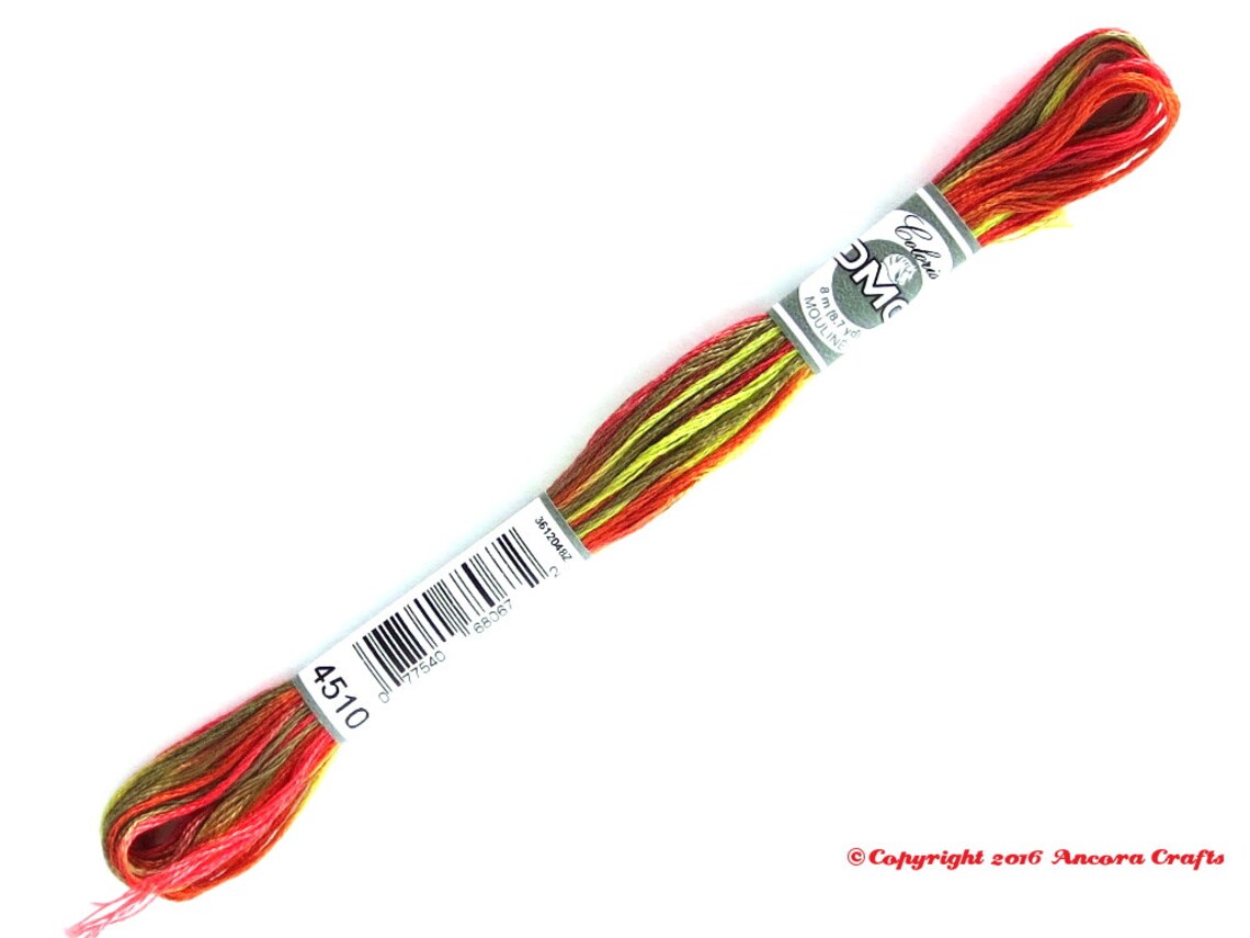 DMC 4510 Coloris Variegated Embroidery Floss Erable maple | Etsy