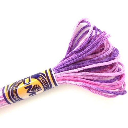 DMC Variegated Embroidery Floss 24 Newer Color Collection - Etsy