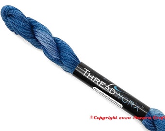 Royal Blue Embroidery Thread - Etsy