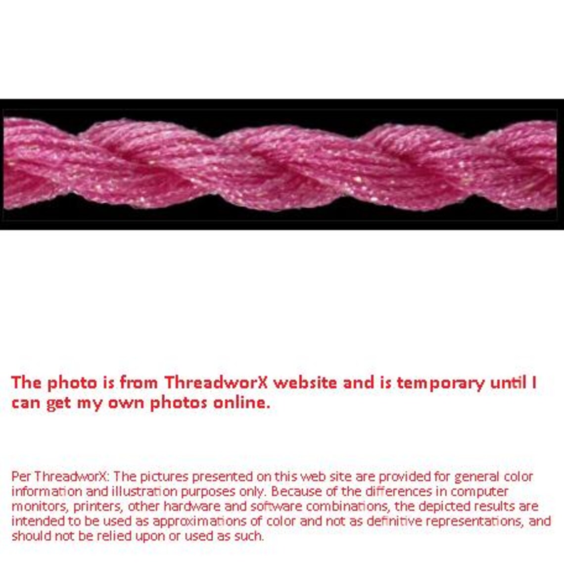 Threadworx Metallic Thread - 10985 Pink Rose 410985 710985 910985 - Etsy