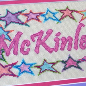 Stars Cross Stitch and Needlepoint Pattern PDF - Etsy