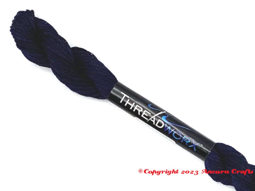 Threadworx 1024 Variegated Embroidery Floss Deep Blue Sea - Etsy