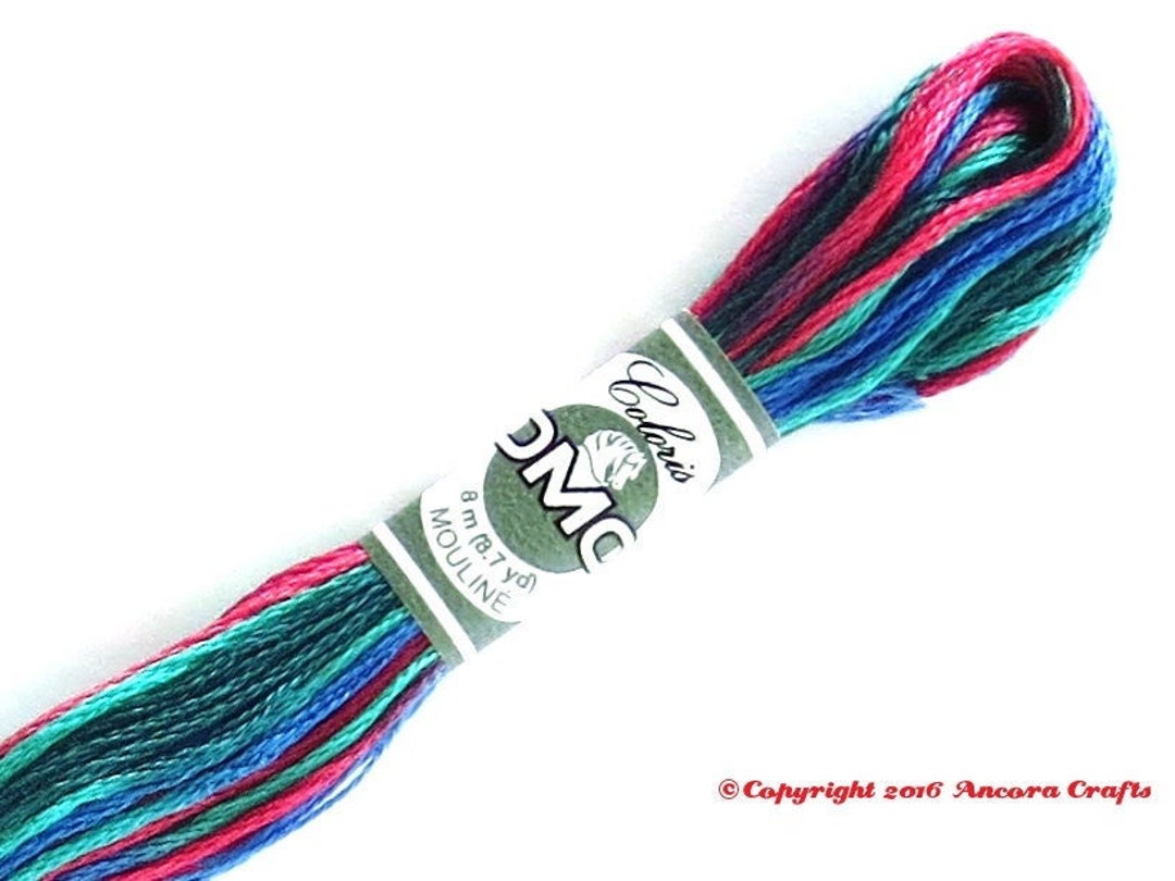 DMC 4507 Coloris Variegated Embroidery Floss Bougainvillea - Etsy
